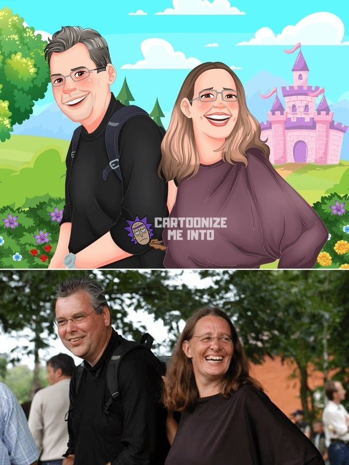 'Disney' Custom Portrait – Cartoonize Me Into