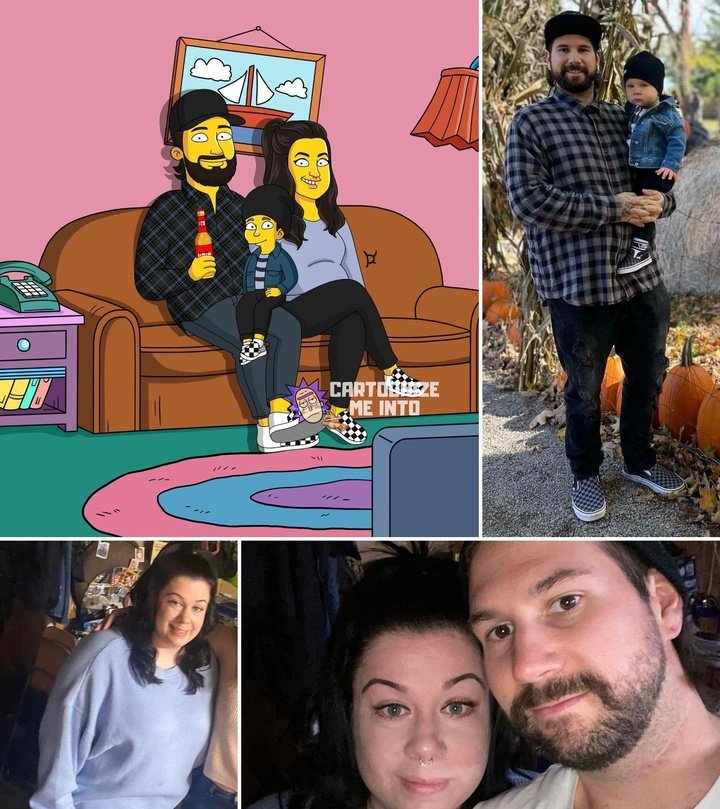 'The Simpsons' Custom Portrait – Cartoonize Me Into